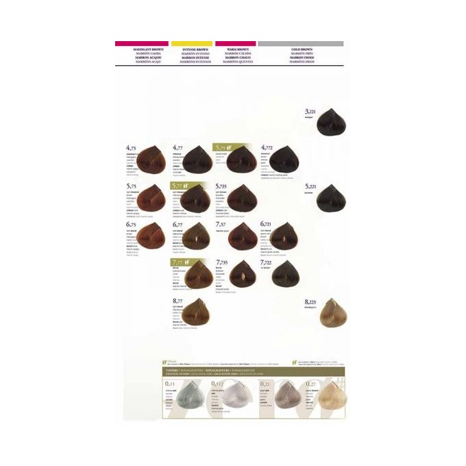 Carta de Color Tintes Salerm